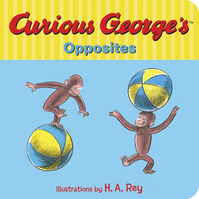 Curious Georges Opposites (Board Book) - Walmart.com