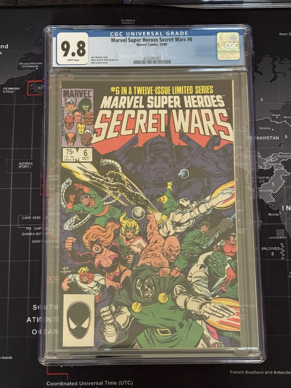 Marvel Super Heroes Secret Wars #6 - CGC 9.8 Comic Book - Walmart.com