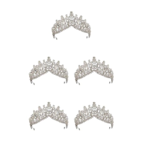Justharion Shining Wedding Tiaras Sparkling For Elegant Bride Wedding Crowns For Bride Alloy ...