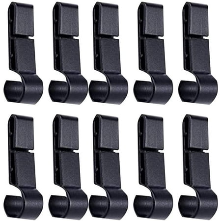 10pack Helmet Clips for Headlamp,Headlamp Hook,Clips Hardhat Clips for ...