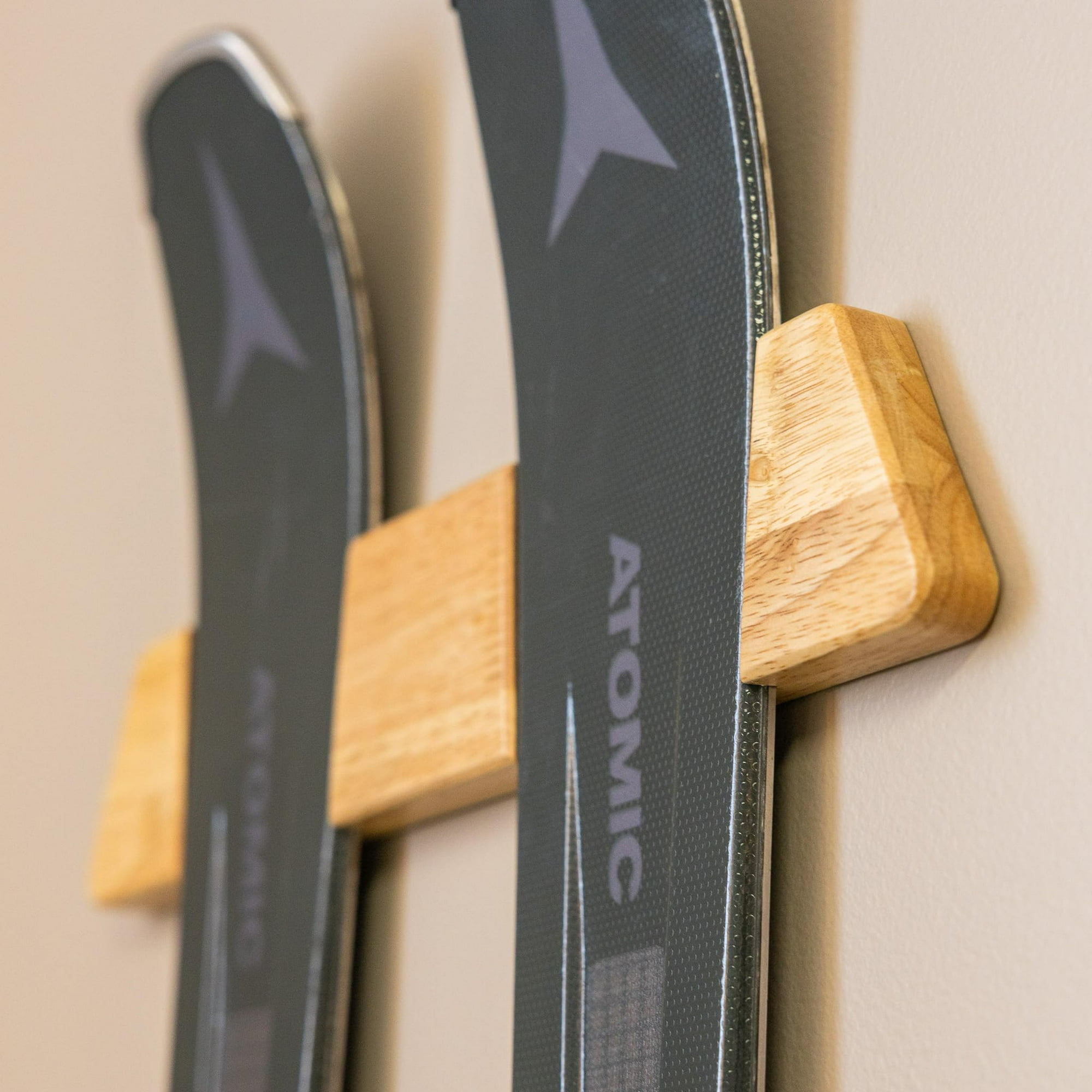 Click here for Storeyourboard Minimalist Wood Ski Rack Wall Mount... prices