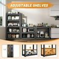 47.2" W Garage Shelving 3000LBS Heavy Duty Storage Shelves Adjustable 5 ...