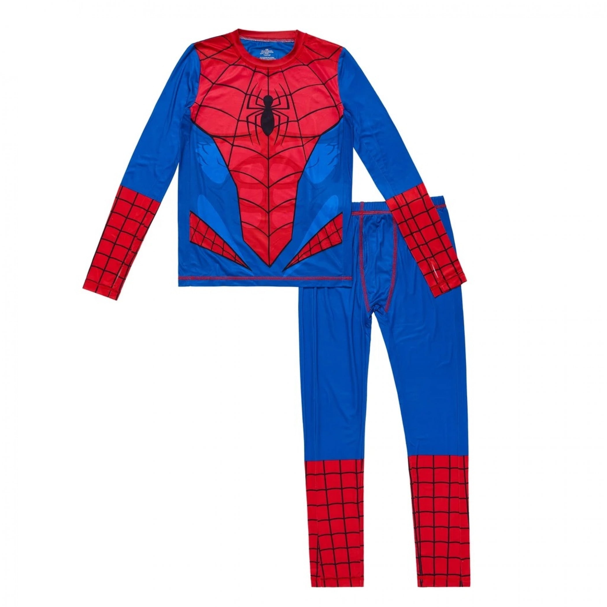 Spider-Man Costume Big Boys 2-Piece Pajama Set-Large (11-12) - Walmart.com