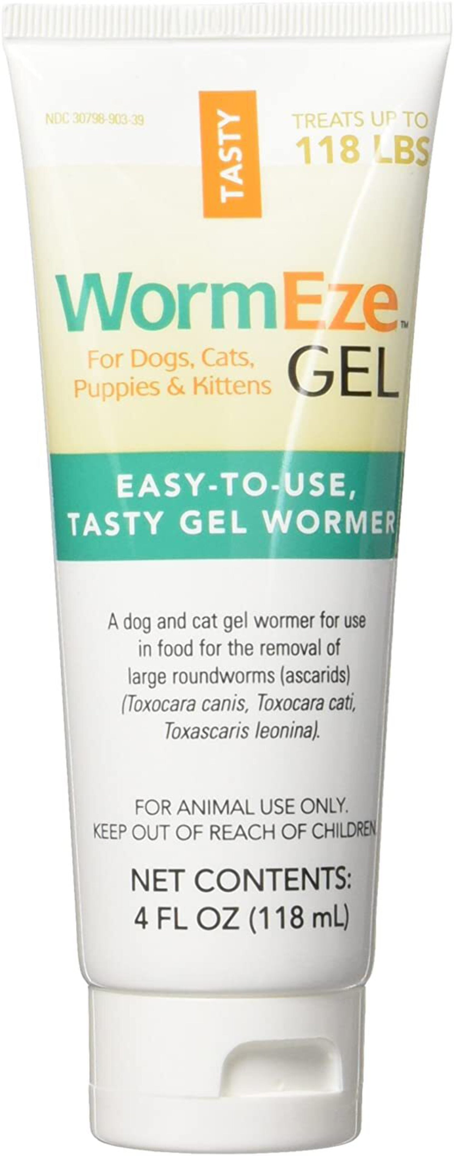 Durvet WormEze Gel Dog Puppies Cat Kitten Worm Remover 4 oz. - Walmart.com
