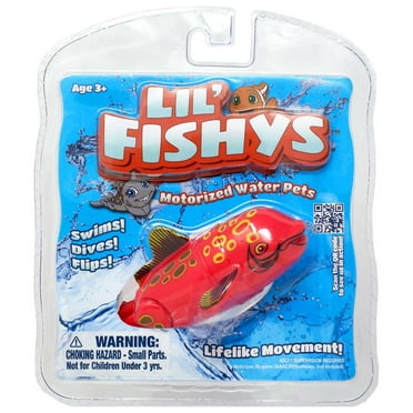 Lil' Fishys Minis Lucky Motorized Water Pet - Walmart.com