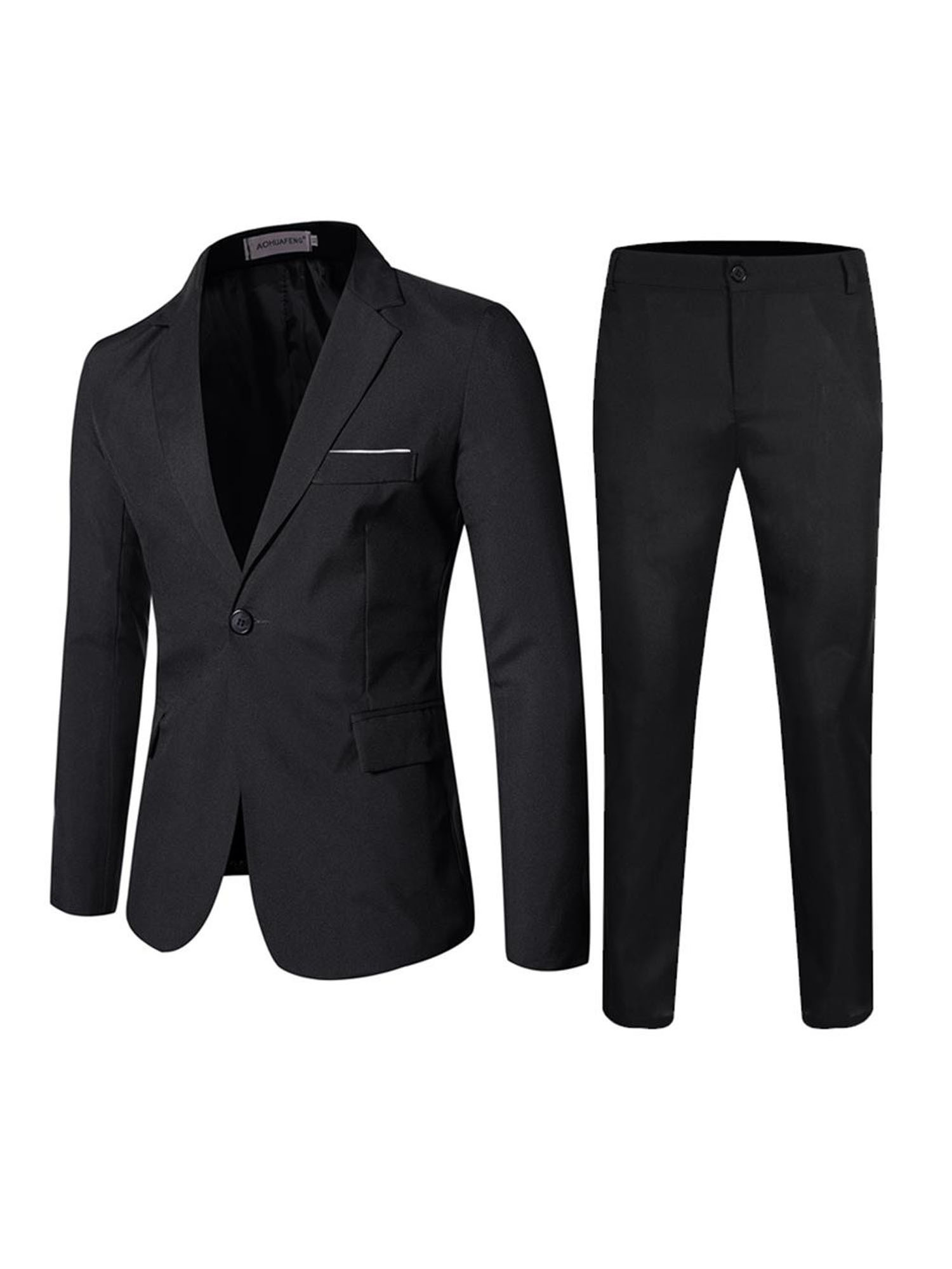 UPAIRC Mens Slim Formal Blazer Set Business Suit Wedding Party One upairc-mens-slim-formal-blazer-set-business-suit-wedding-party-one