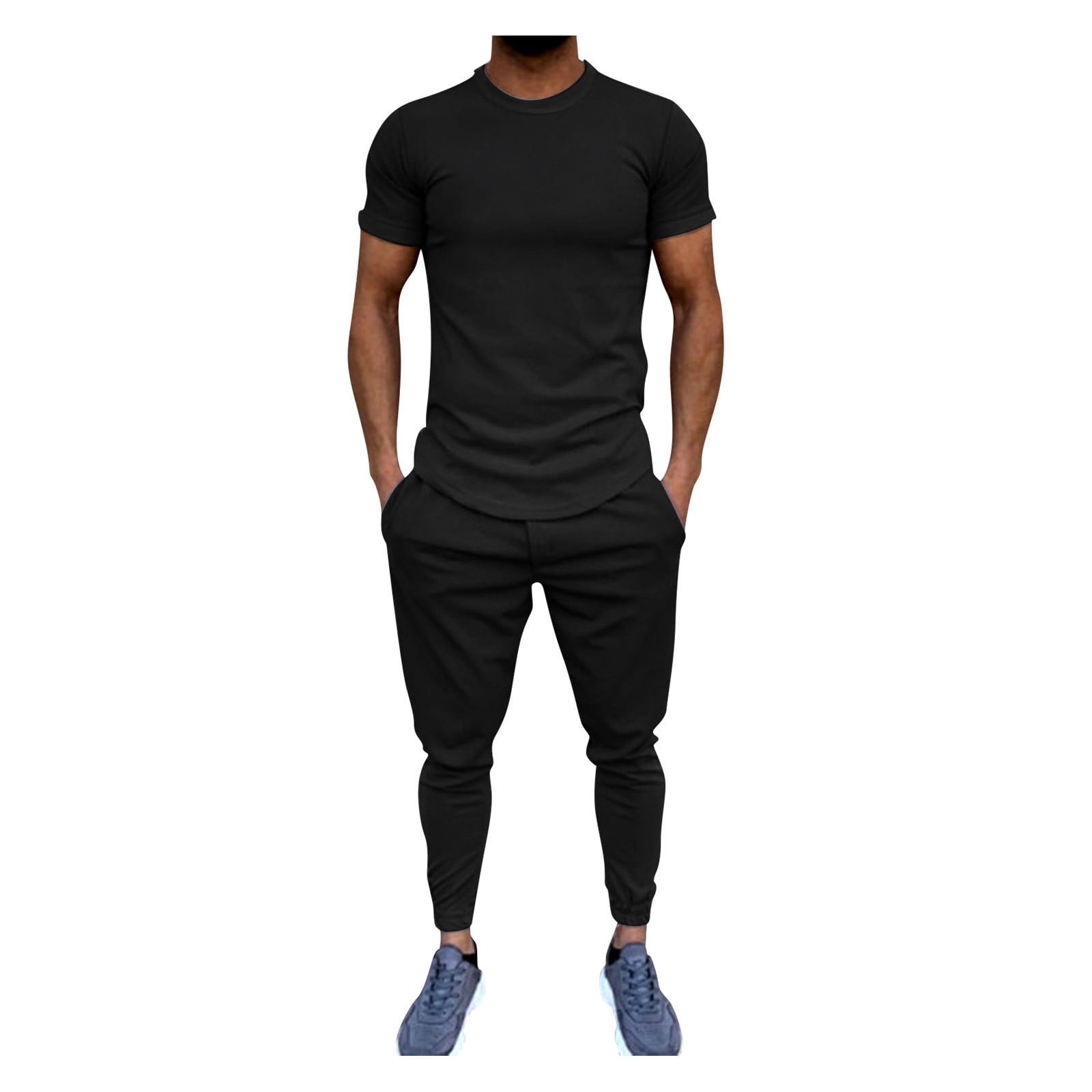 Gallickan Mens Sets 2 Piece Outfits Summer Outfits Fashion Summer Solid