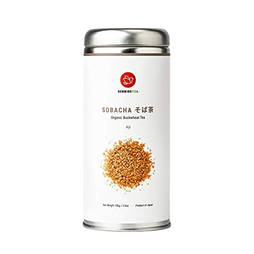 Senbird Soba Tea, Roasted Buckwheat Herbal Tea - Sobacha Aiji | 100g ...