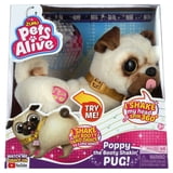 Pets Alive Poppy the Booty Shakin’ Pug, Interactive Dancing Plush Puppy ...