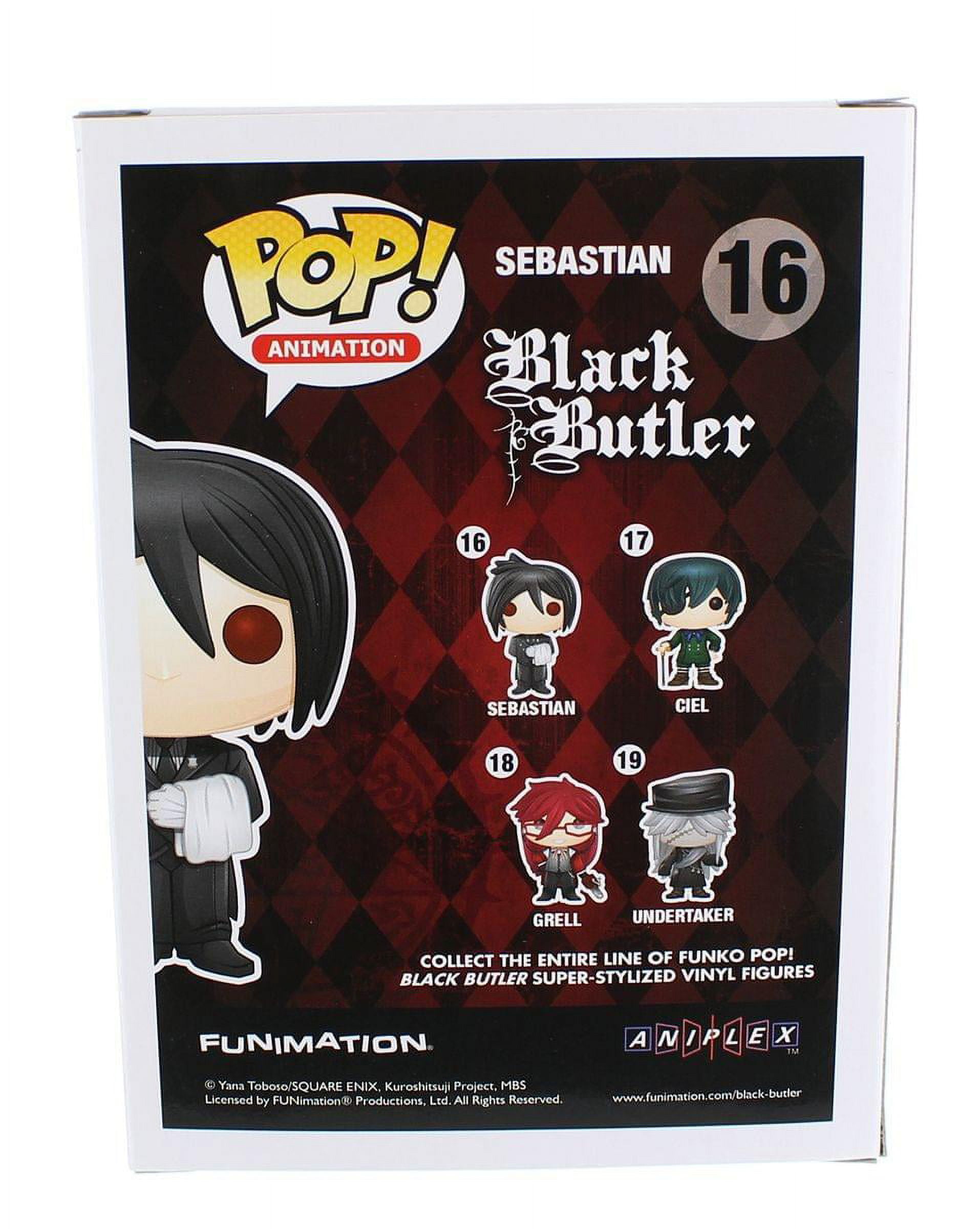 Black Butler Sebastian Birthday Cake