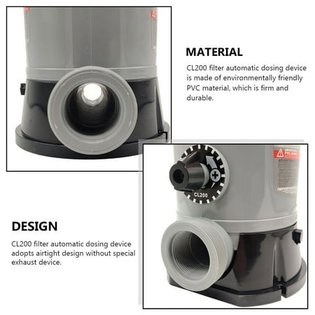 CL-200 Automatic Chemical Feeder Waterproof Leakproof Chlorine filter ...