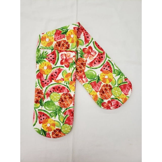 Pineapple & Watermelon Fruit Double Oven Mitt by Penny's Needful Things - Walmart.com