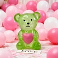 Fmbmuo Valentines Day Decor Heart Bear, Cute Mini Bear Figurine ...