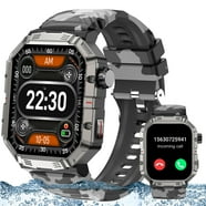S.M.A.R.T Watch, IP67 Waterproof, Bluetooth Call, Compatible with iOS ...