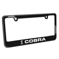 Ford Mustang Cobra Black Real Carbon Fiber License Plate Frame ...