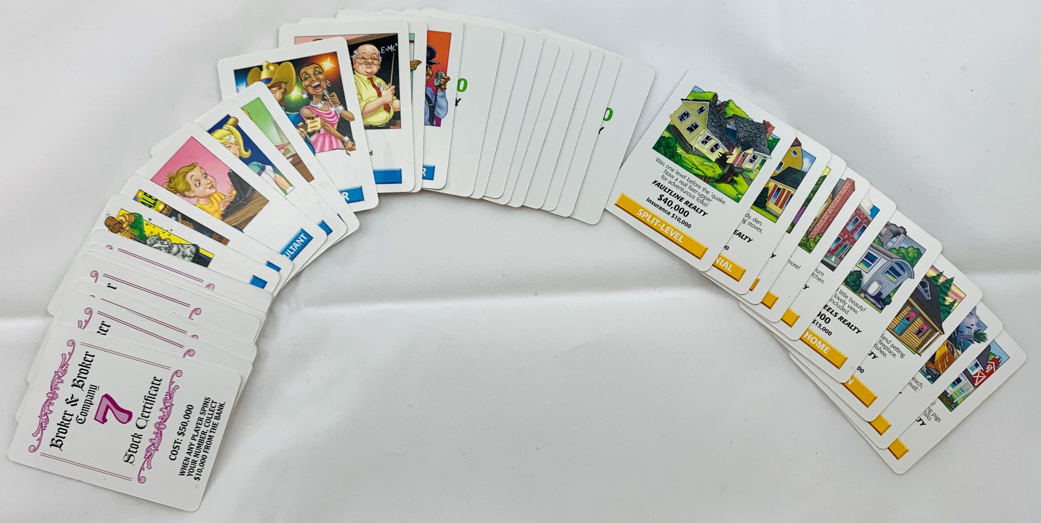 Game Of Life Career Cards