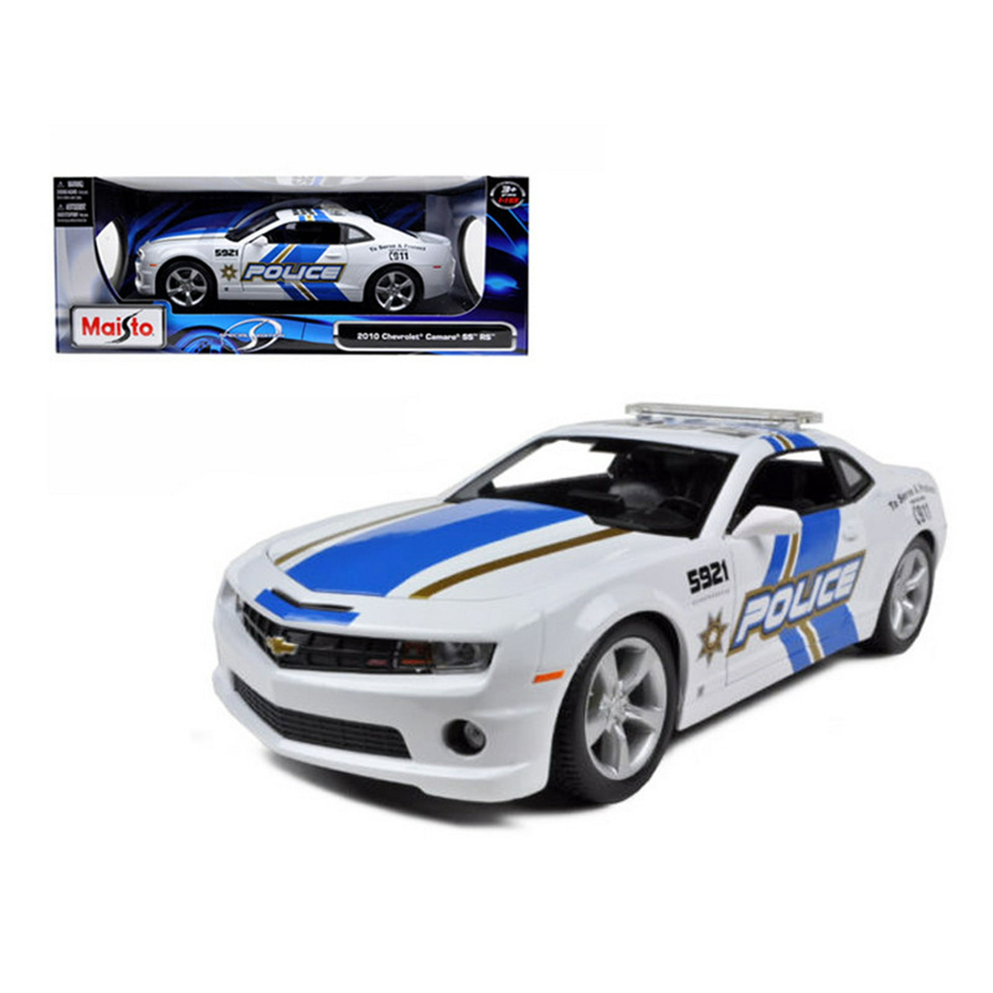 2010 Chevrolet Camaro RS SS Police 1 18 Diecast Model Car by Maisto