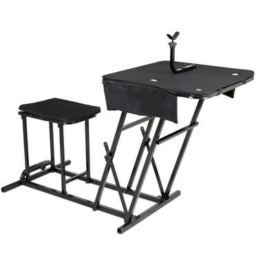 Kill Shot Adjustable Portable Shooting Bench Seat with Rifle Range ...
