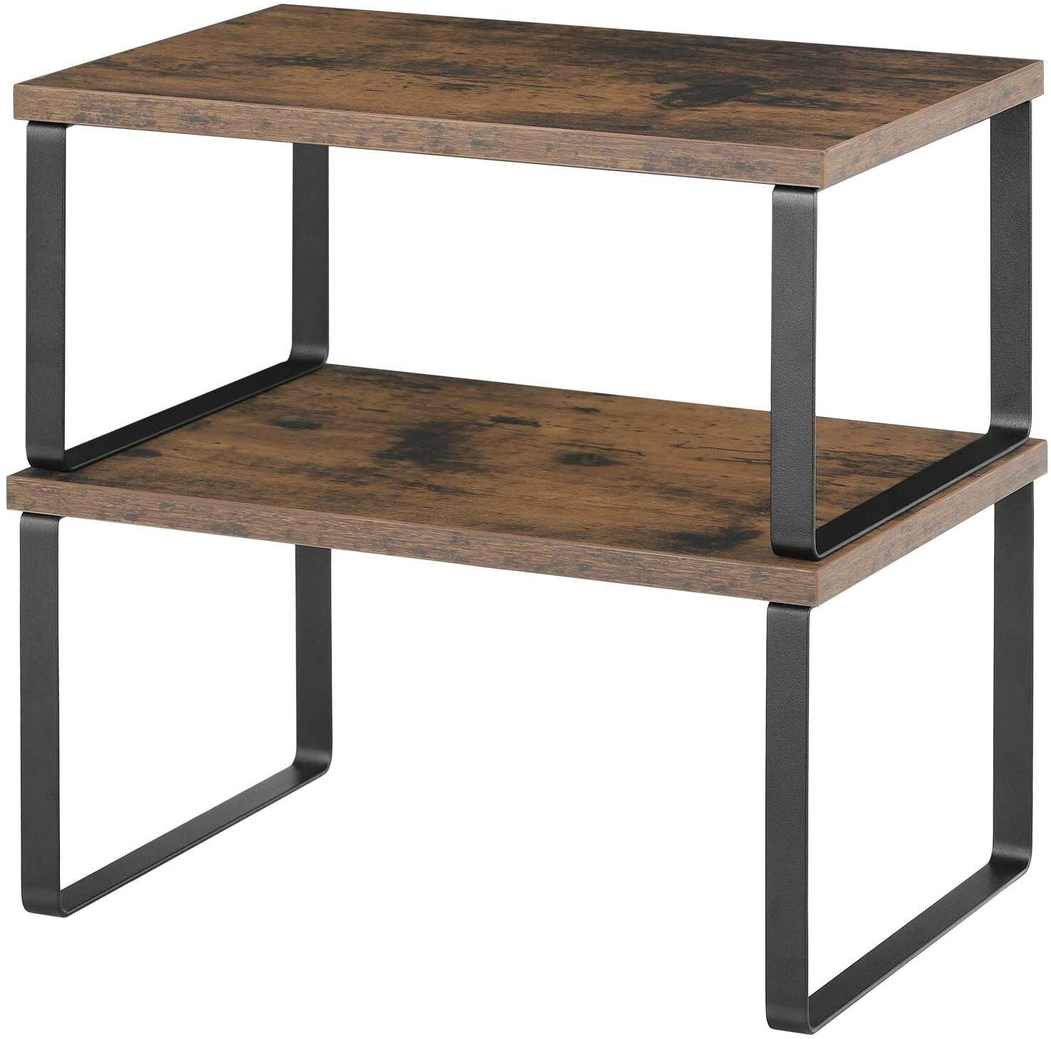 2 Pack Kitchen And Counter Shelf Organizer Stackable & Expandable ...