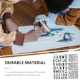 24 Sheets Letter Stencils Alphabet Journal Stencils Reusable Plastic ...