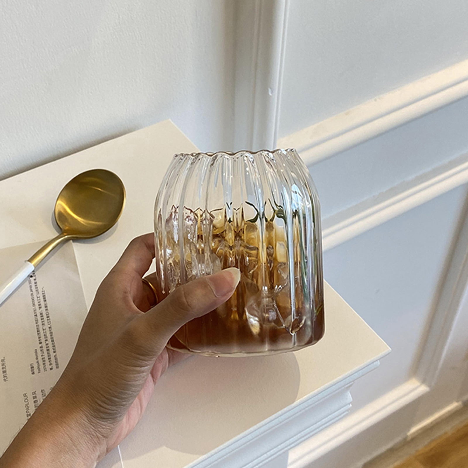 Ribbed Glassware, Glass Cup, Ribbed Drinking Glass, Ribbed Glasses ...