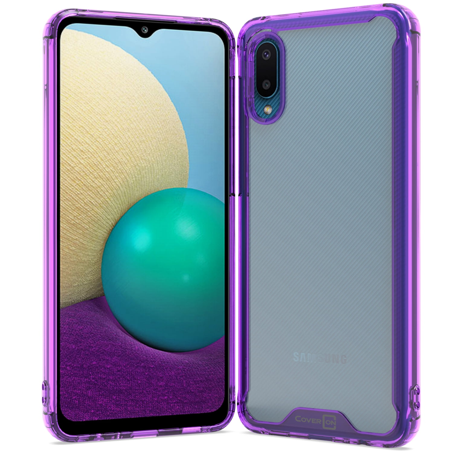 CoverON For Samsung Galaxy A02 Phone Case, Clear Slim fit Lightweight ...