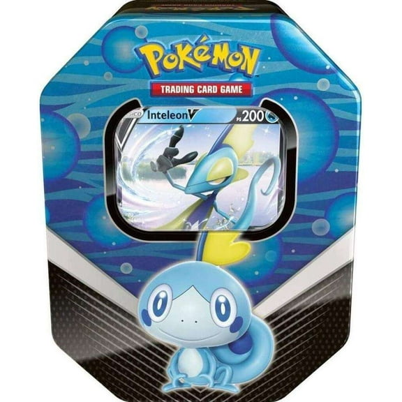 Pokemon Galar Partners Inteleon V Tin Set (4 Booster Packs & Promo Card ...