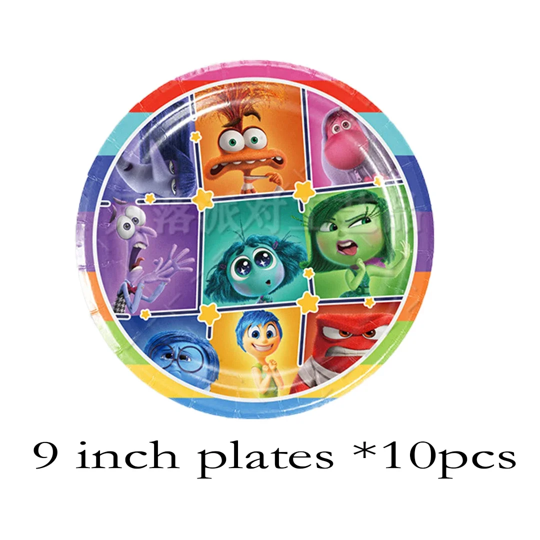 Serie de fiestas Inside Out 2, pancarta desechable para tarta ...
