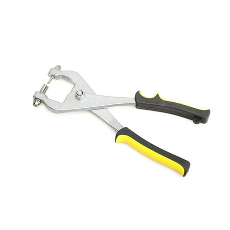 10 Inches Grid Hole Punch, 1/8" Metal Hole Punch with Rubber Handle for ...