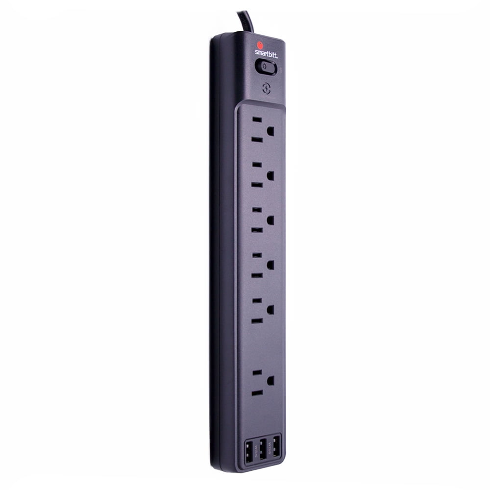 Supresor de Picos de Voltaje Smartbitt SBSS-B6-3U | Walmart en línea Supresor de Picos de Voltaje Smartbitt SBSS-B6-3U | Walmart en línea