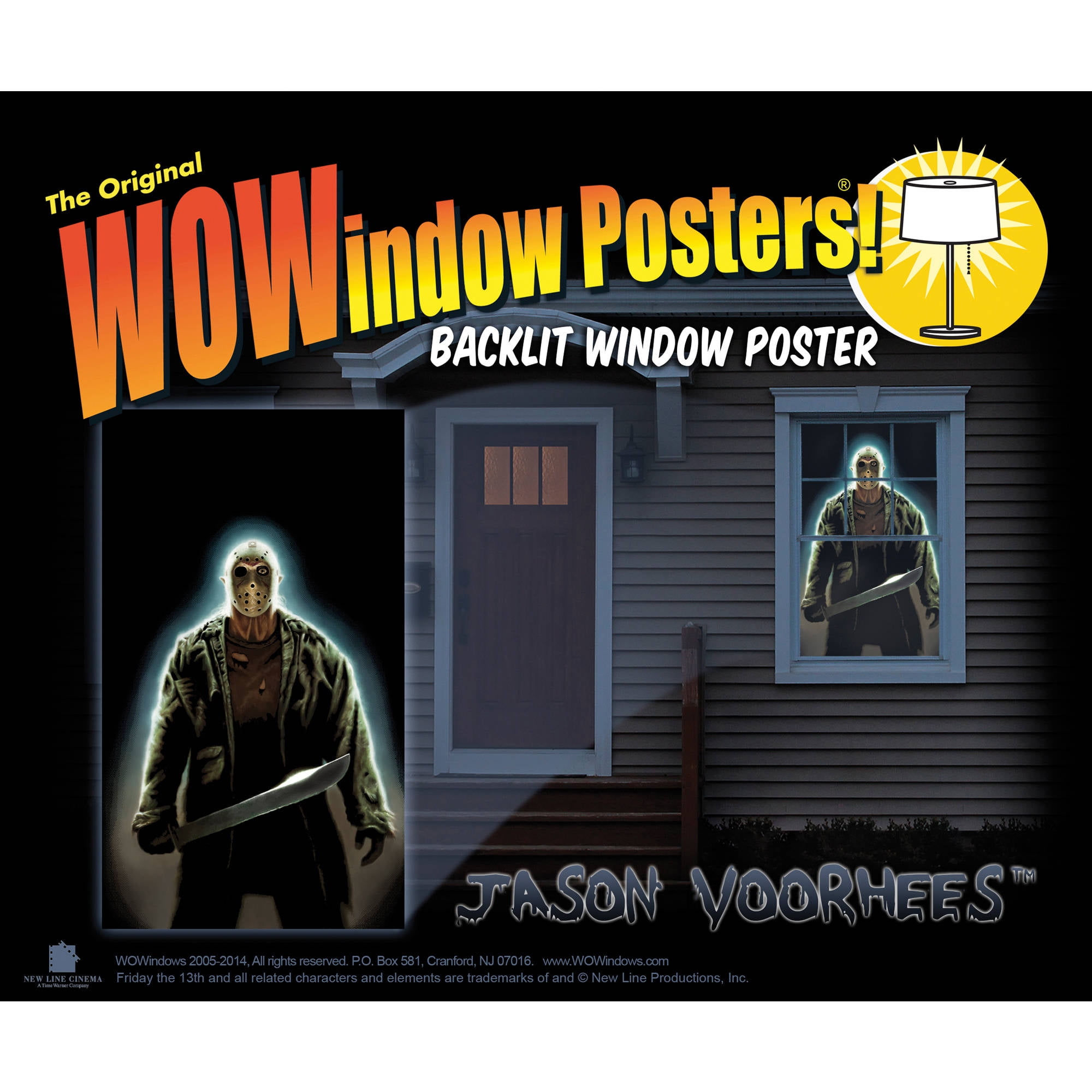 Jason Voorhees Wowindow Poster Halloween Decoration - Walmart.com