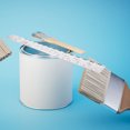 LABRIMP Stainless Steel Paint Measuring Ruler, Reusable Mixing Stick ...