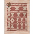 Southwestern Geometric Sherpa Throw Blanket, 2-Layer Polyester Fleece ...