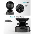 ZUMIMALL 3W Solar Panel for Security Cameras, IP66 Waterproof Solar ...