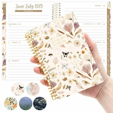 bloom daily planners 2025-26 Academic Planner, Hard Cover, 8.5" x 11 ...