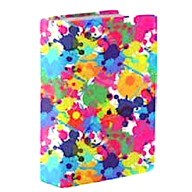 Stretchable Book Cover Paint Splatter, Fits Most Hardcover Textbooks up ...