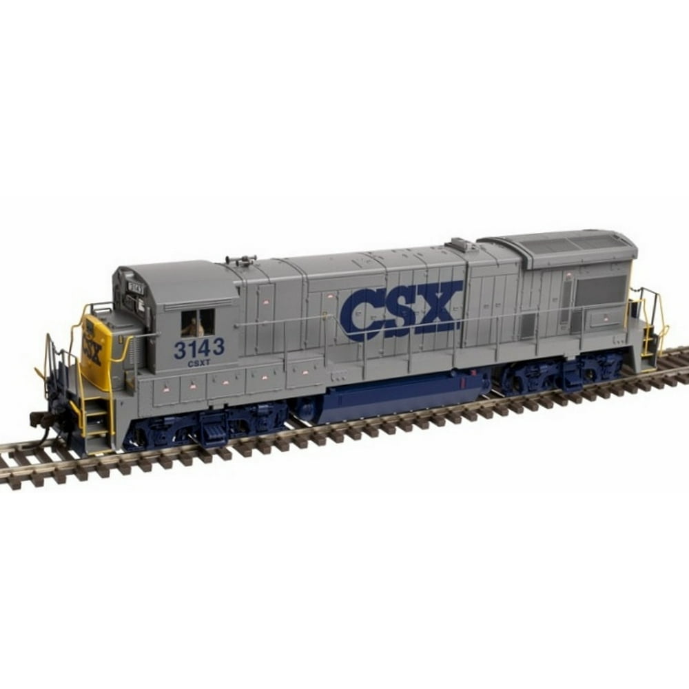 Atlas 10002064 HO CSX GE B23-7 Phase 1 Low-Nose Diesel Engine with Light, Sound - Walmart.com ...