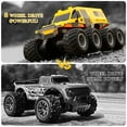 Fisca 1:12 Scale 8-Wheel Amphibious RC Car, Waterproof All-Terrain ...