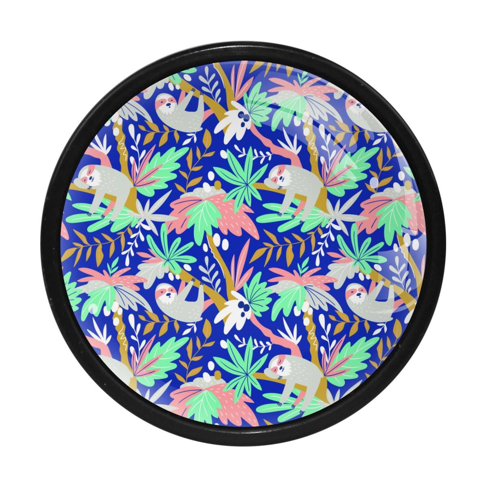 4 Pcs Cartoon Sloths Knobs for Kitchen Cabinet Cupboard Dresser ...