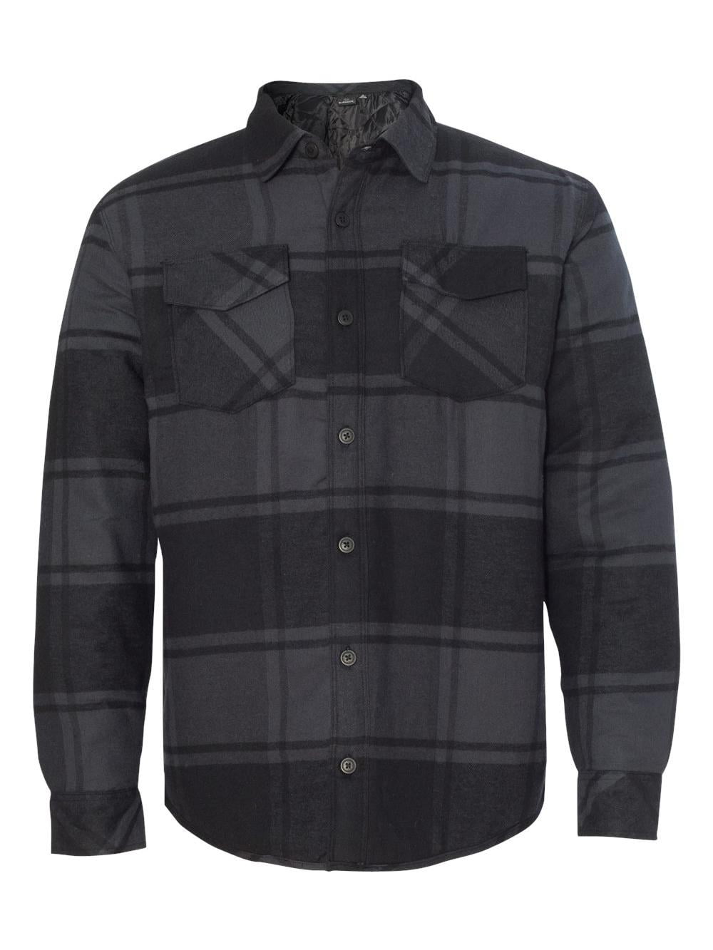 Burnside Outerwear Quilted Flannel Jacket - Walmart.com