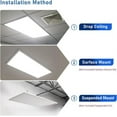 30 Pack 2x4 LED Flat Panel Light Drop Ceiling 0-10V Dimmable, 30/40/50W ...