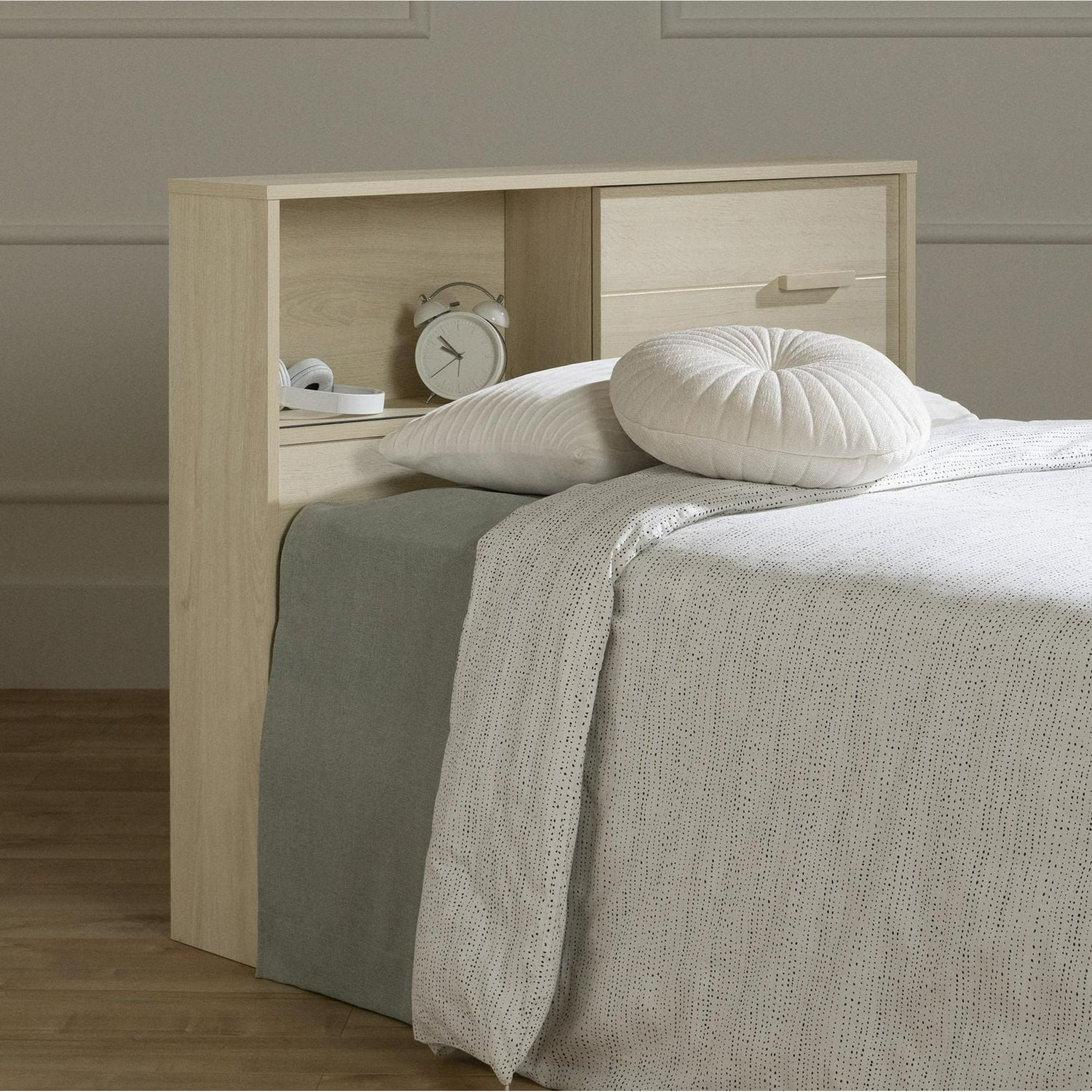 Click here for South Shore Noah Twin Bookcase Headboard  In Bleac... prices