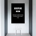 Discipline Canvas Art Print 24"L x 36"W Motivational Office Home Decor ...