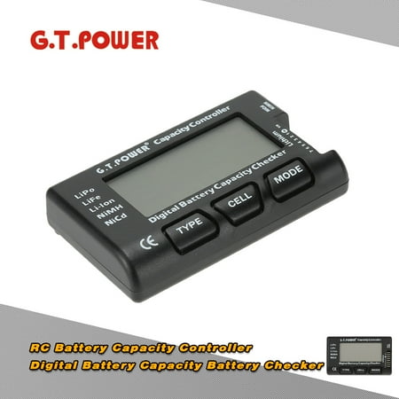 G.T.POWER Battery Capacity Controller Digital Battery Capacity Checker ...