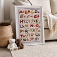 ARTVORA Eclectic Alphabet Nursery Wall Art for Room and Playroom Decor ...