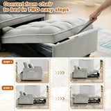 Dinosisco 3-in-1 Convertible Chair Bed, Sleeper Chair Lounge Chair ...