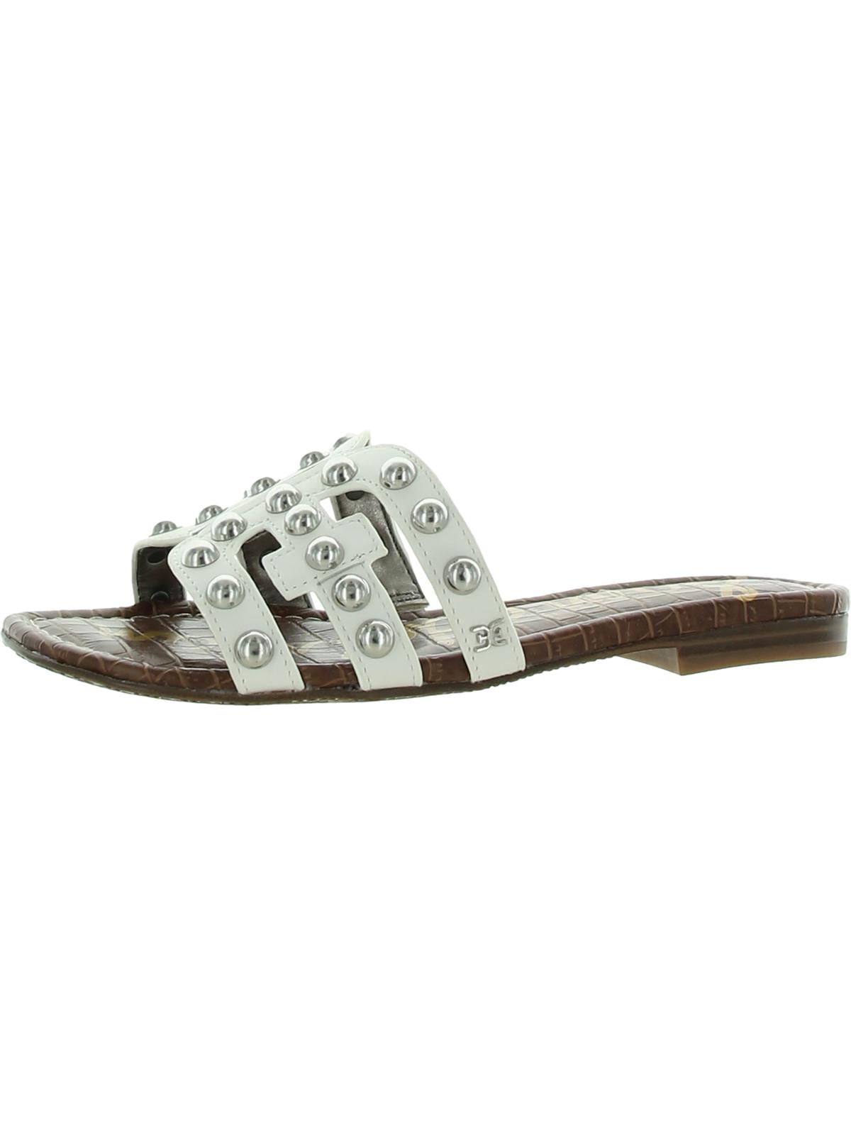 Sam Edelman Womens Bay Studded Slip On Slide Sandals - Walmart.com