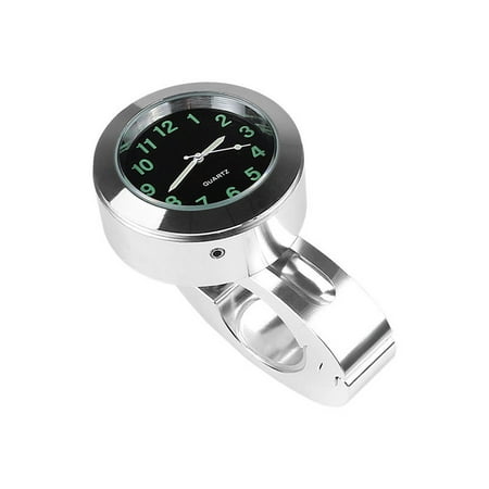 Mini Motorcycle Handlebar Mount Bar Digital Dial Clock Time Handlebar ...