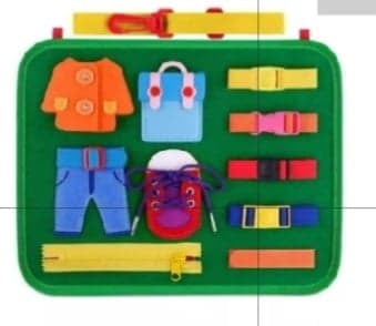 Montessori Toddler Felt Busy Learning Board, Activity Board With Strap ...