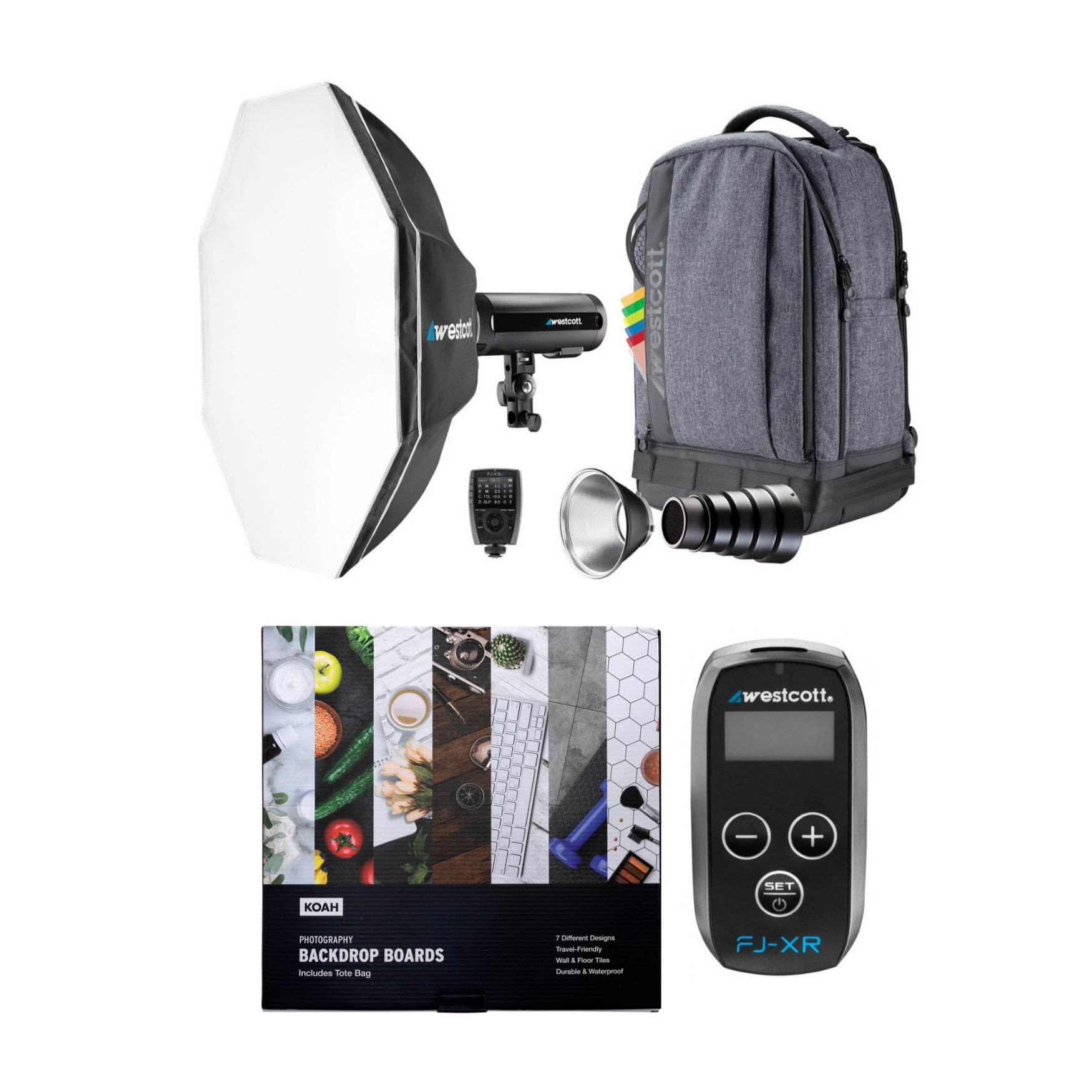 Westcott FJ200 Strobe 1-Light Backpack Kit and FJ-X3M Wireless Trigger ...